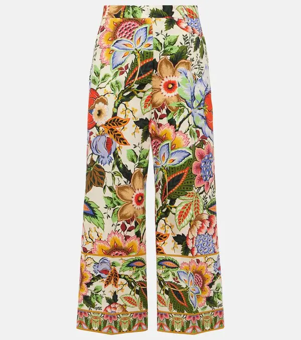 Etro Floral Cotton Culottes