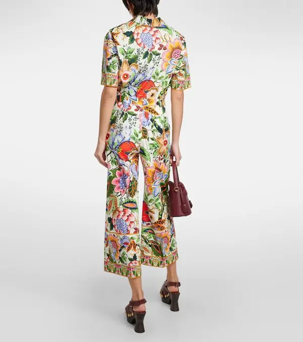 Etro Floral Cotton Culottes