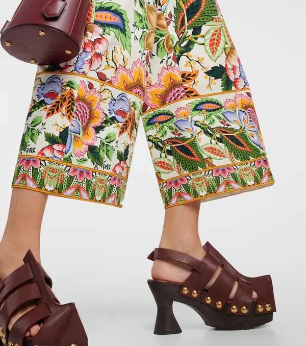 Etro Floral Cotton Culottes