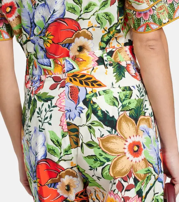 Etro Floral Cotton Culottes