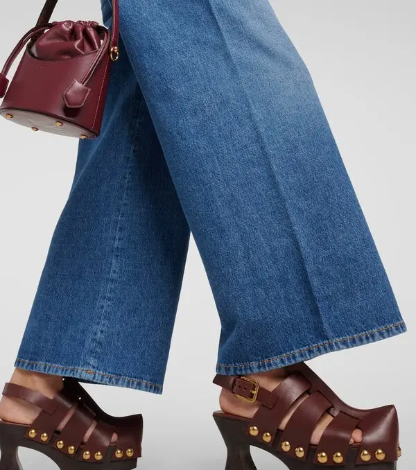 Etro High-rise Wide-leg Jeans - Blue