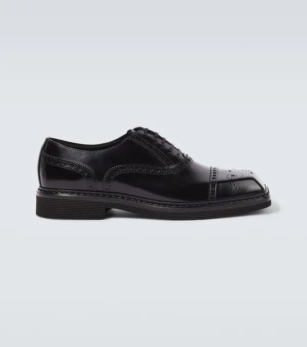 Dolce & Gabbana Leather Oxford Shoes