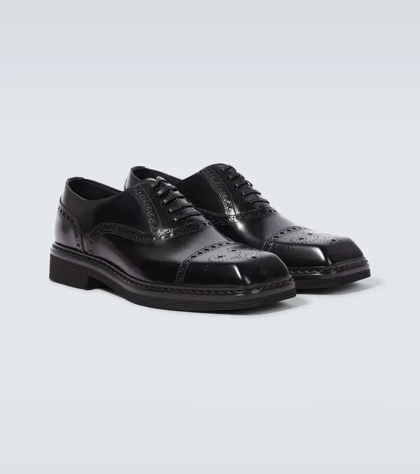 Dolce & Gabbana Leather Oxford Shoes