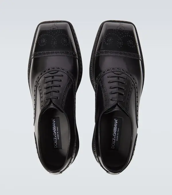 Dolce & Gabbana Leather Oxford Shoes