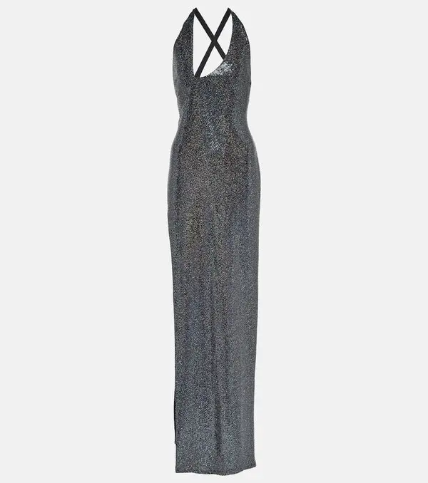 THE SEI Embellished Jersey Gown