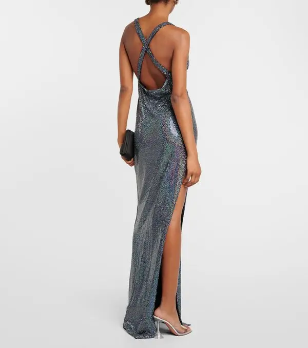 THE SEI Embellished Jersey Gown