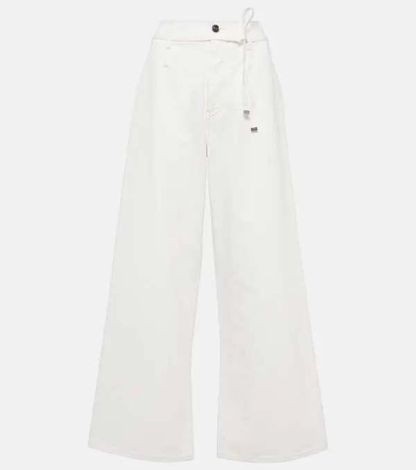 Etro High-rise Wide-leg Jeans - White