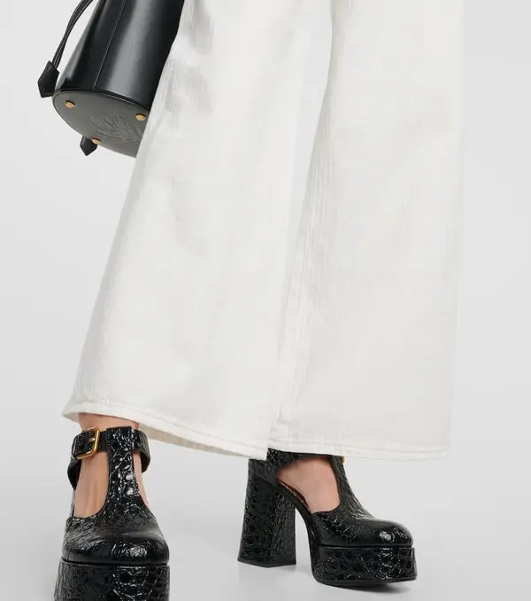 Etro High-rise Wide-leg Jeans - White