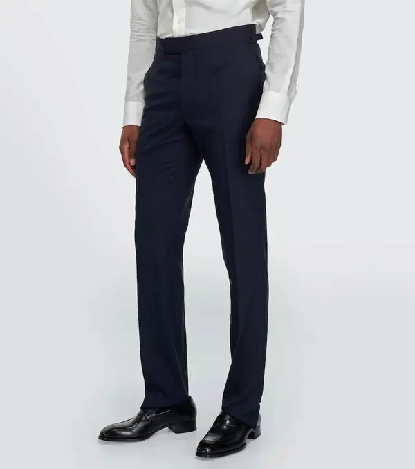 TOM FORD Shelton Wool Suit - Blue