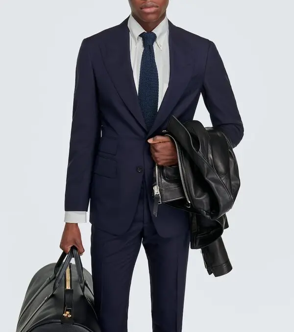 TOM FORD Shelton Wool Suit - Blue