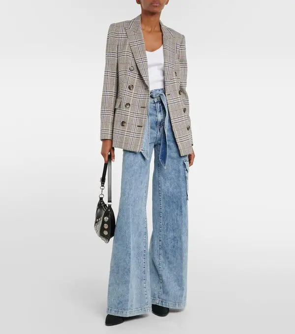Veronica Beard Belisa High-rise Cargo Jeans