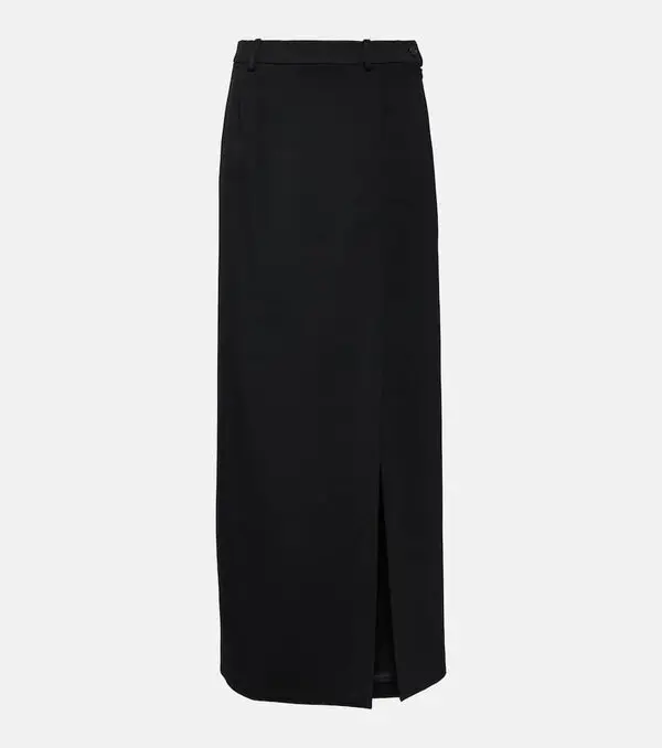 Balenciaga Side-slit Maxi Skirt