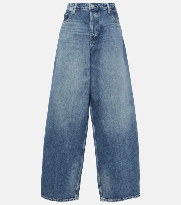 Ag Mari High-rise Wide-leg Jeans