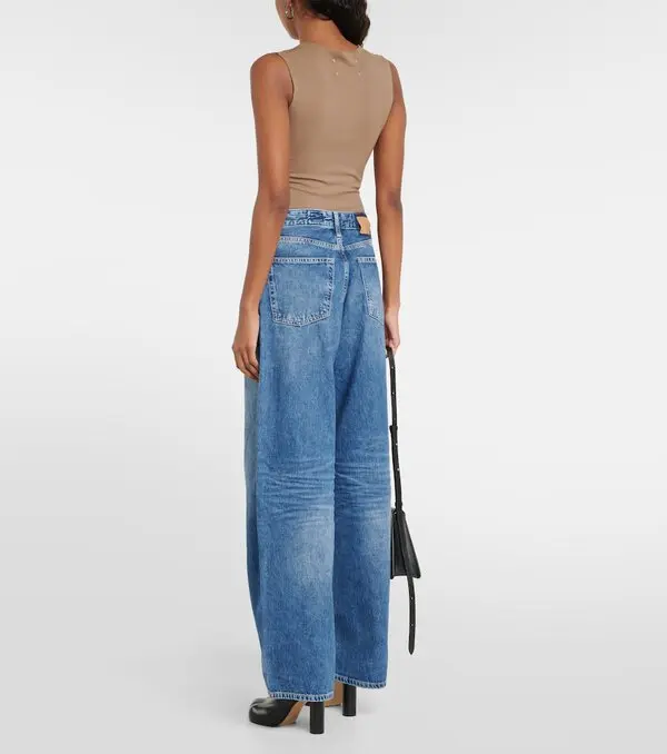 Ag Mari High-rise Wide-leg Jeans