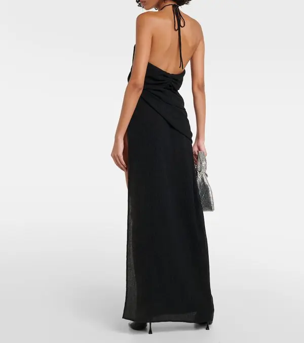 Magda Butrym Halterneck Crop Top