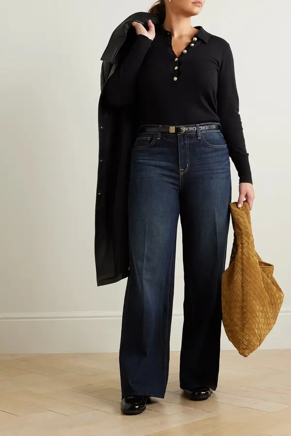 L'Agence Alicent High-rise Wide-leg Jeans