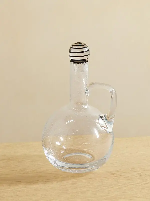 LOUISE ROE Sophia Roe S. R Collection Bubble Glass Carafe