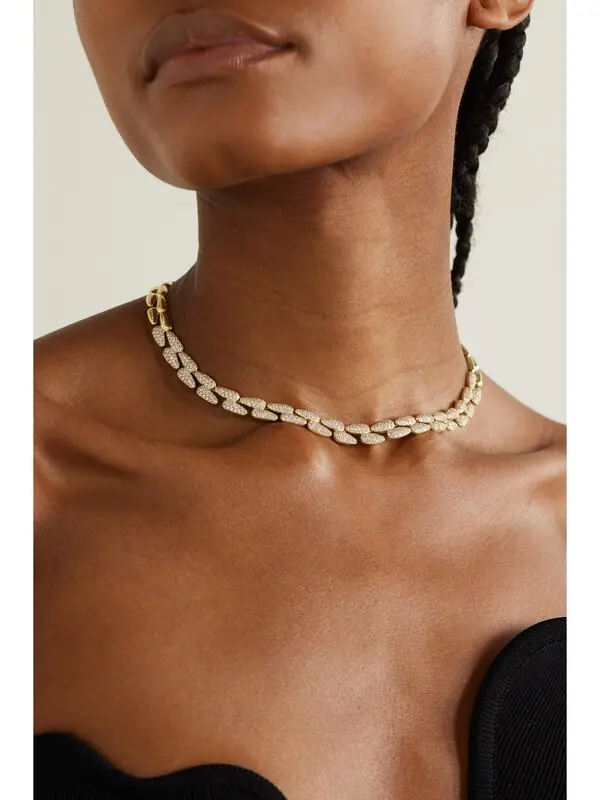 JENNIFER MEYER Double Dome Diamond Necklace