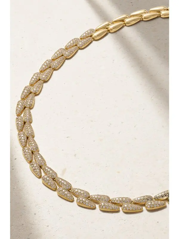 JENNIFER MEYER Double Dome Diamond Necklace