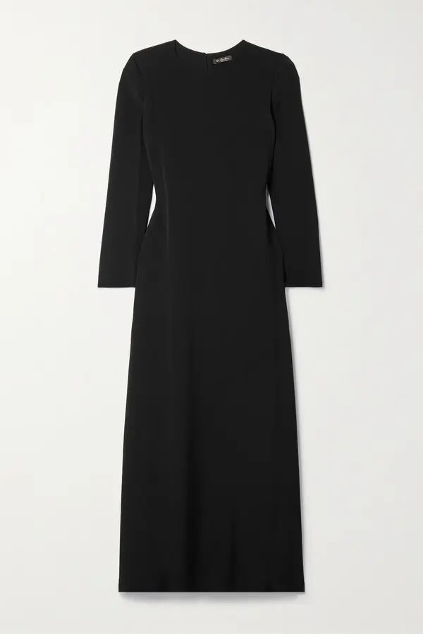 Loro Piana Angelica Silk-cady Maxi Dress With Cutout