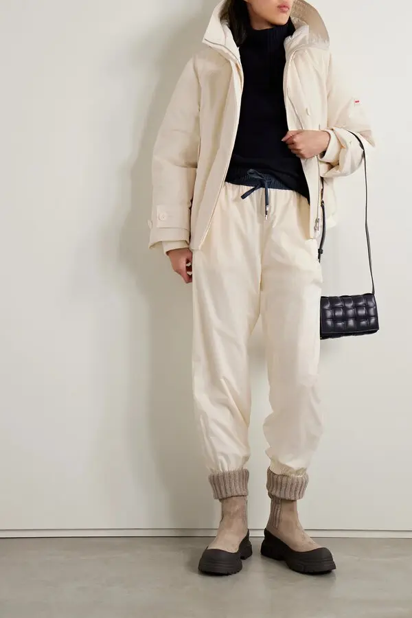 Loro Piana Keelan Two-tone Padded Twill Track Pants