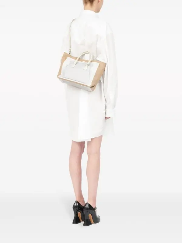 MAISON MARGIELA Micro 5ac Trompe-l'oeil Top-handle Bag - Neutrals