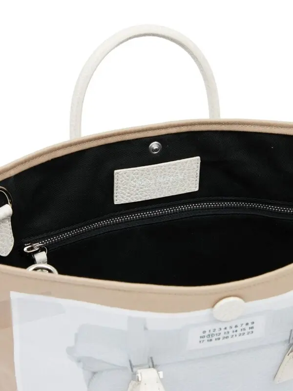 MAISON MARGIELA Micro 5ac Trompe-l'oeil Top-handle Bag - Neutrals