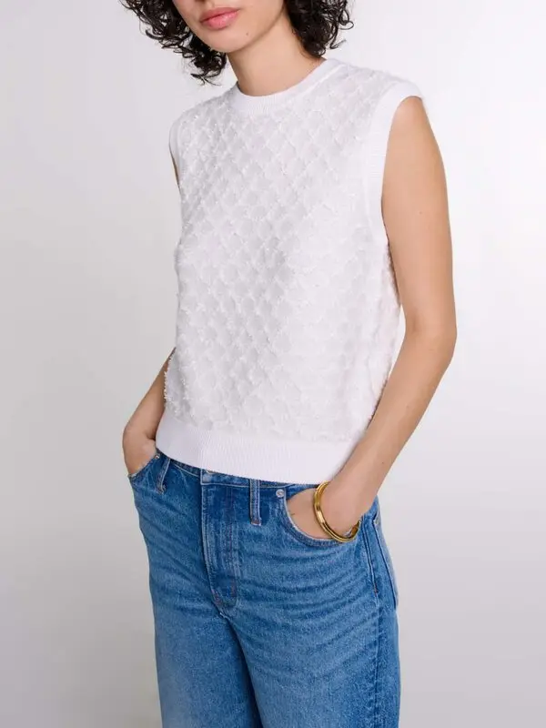 Maje Sleeveless Knit Jumper