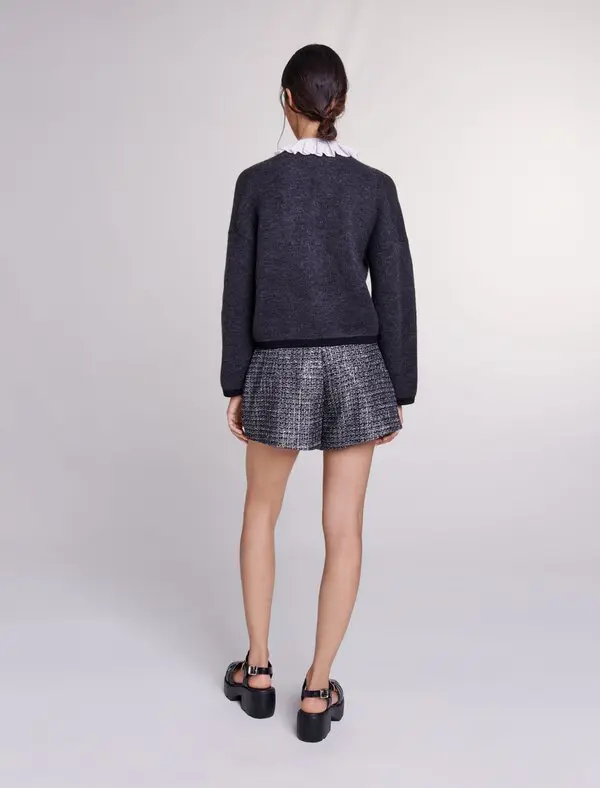 Maje Tweed Shorts