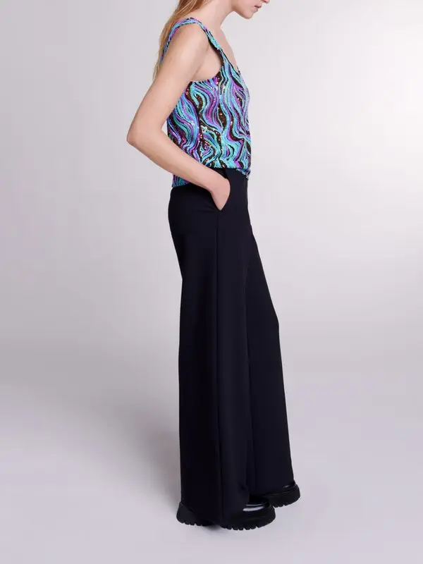 Maje Sequinned Top