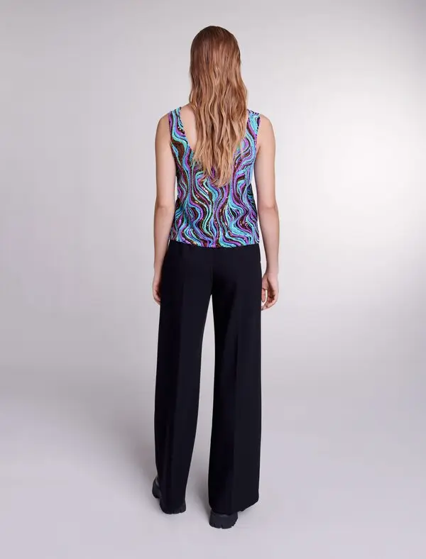 Maje Sequinned Top