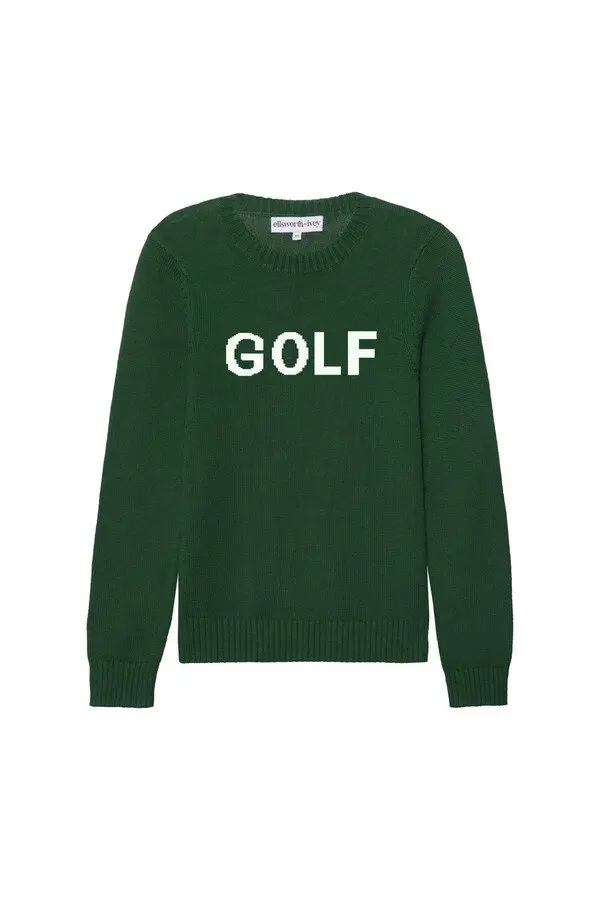 ELLSWORTH + IVEY Classic Golf Crewneck - Green