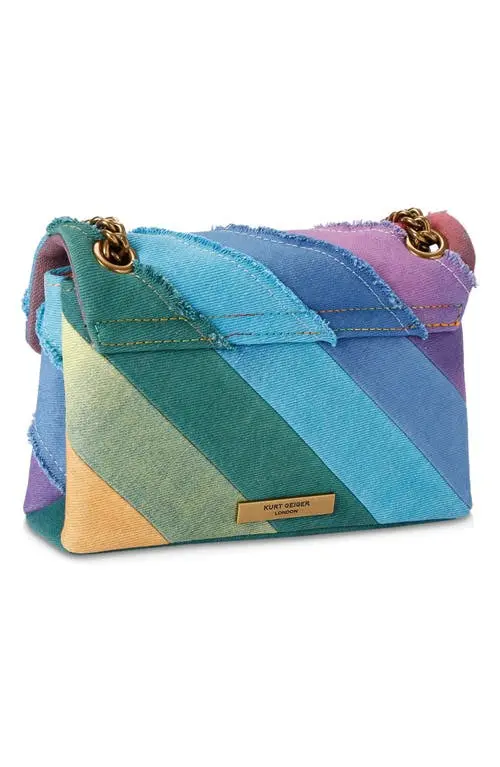 Kurt Geiger Mini Kensington Denim Crossbody Bag