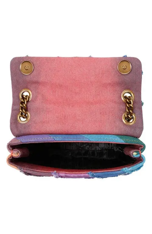 Kurt Geiger Mini Kensington Denim Crossbody Bag