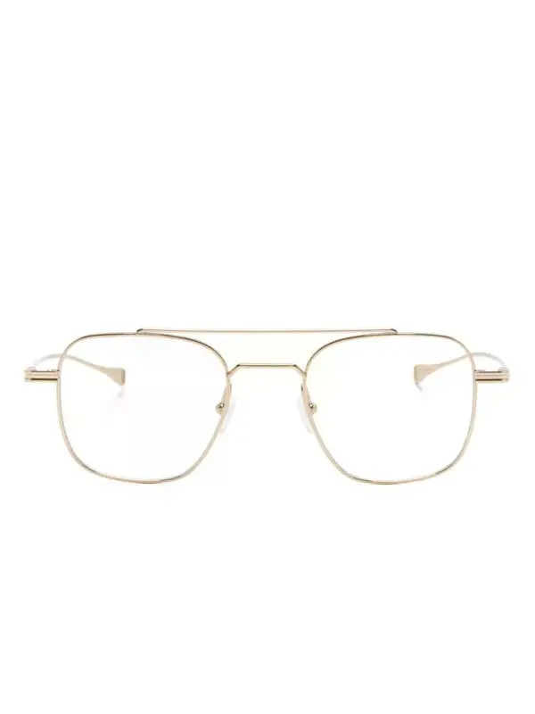 Dita Dlx118 Pilot-frame Glasses - Gold