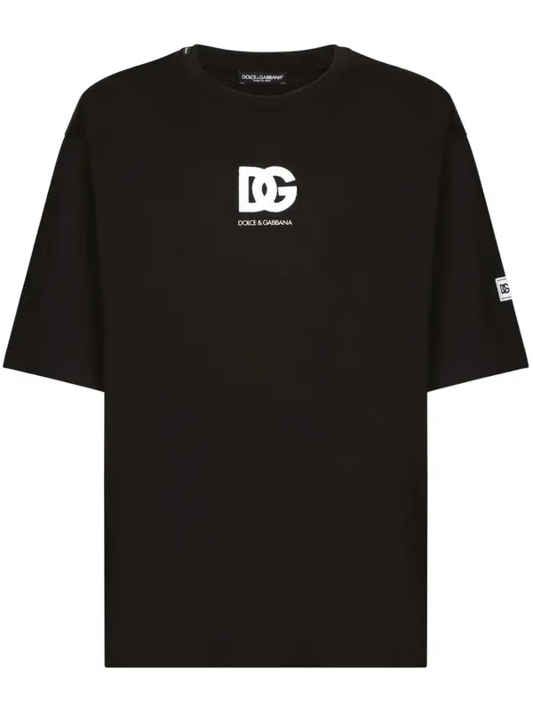 Dolce & Gabbana Logo-patch Cotton T-shirt