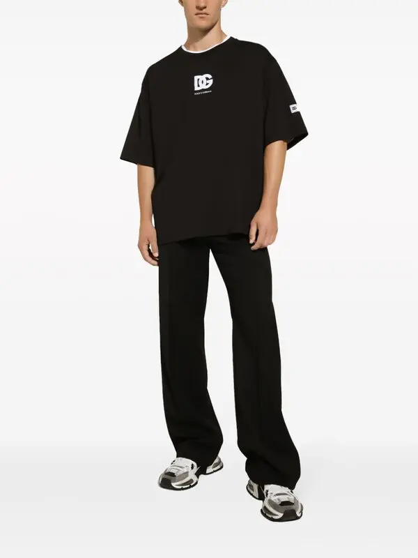 Dolce & Gabbana Logo-patch Cotton T-shirt