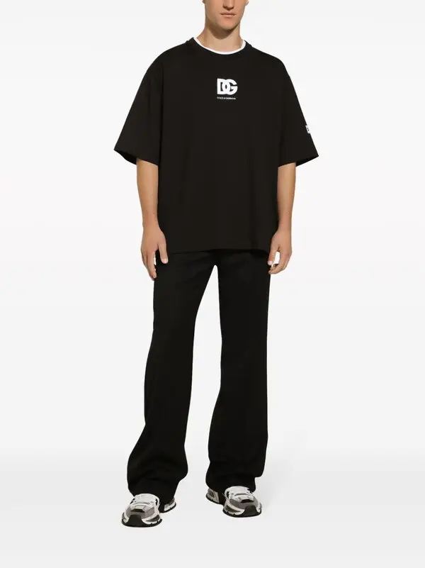 Dolce & Gabbana Logo-patch Cotton T-shirt