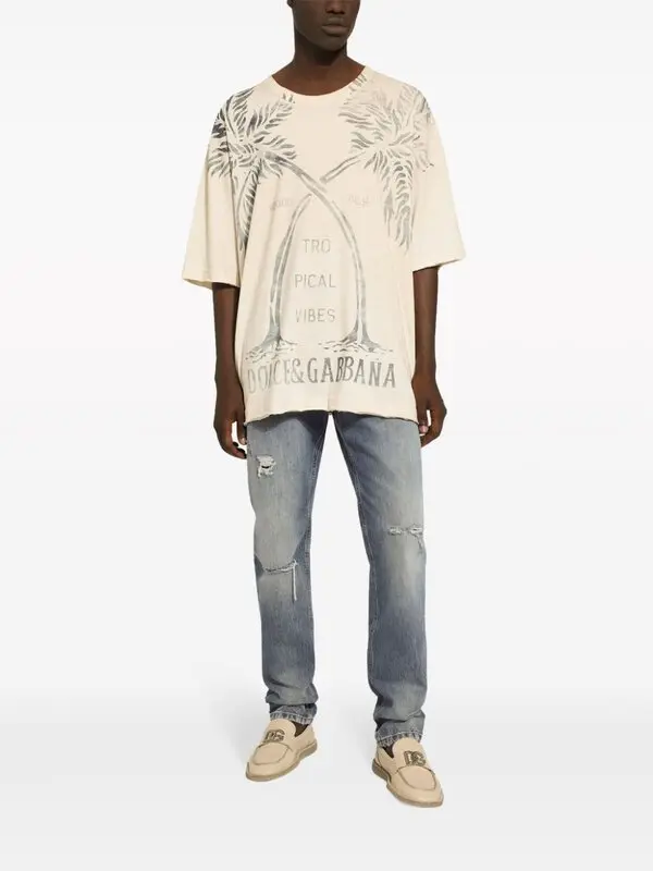 Dolce & Gabbana Straight-leg Jeans - Blue