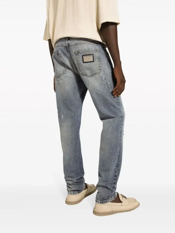 Dolce & Gabbana Straight-leg Jeans - Blue