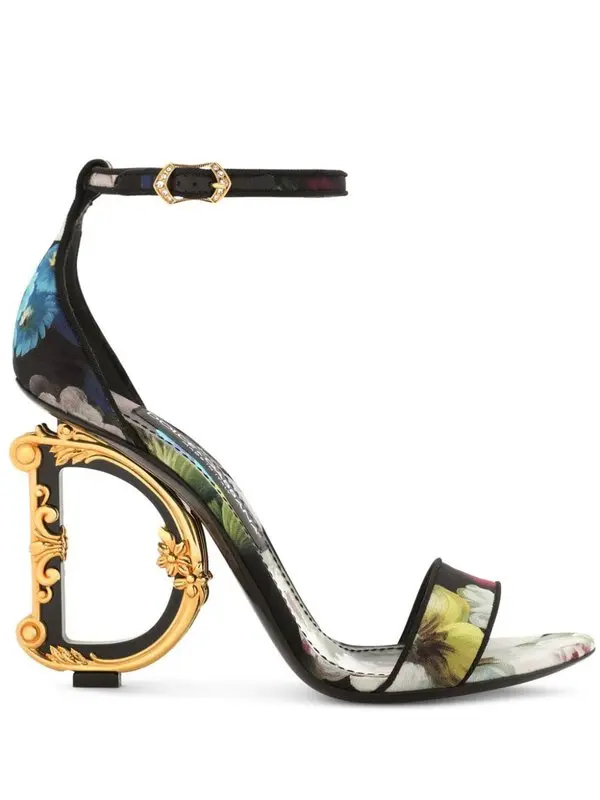 Dolce & Gabbana 105mm Dg Baroque-heel Sandals