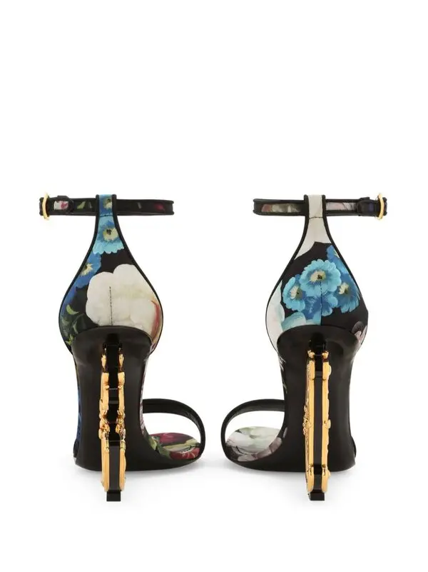 Dolce & Gabbana 105mm Dg Baroque-heel Sandals