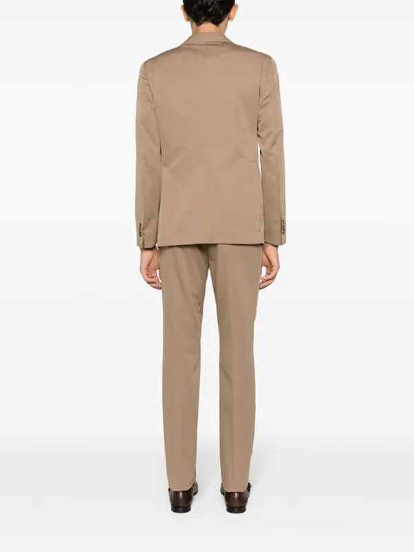 Tagliatore Logo-appliqué Twill Single-breasted Suit