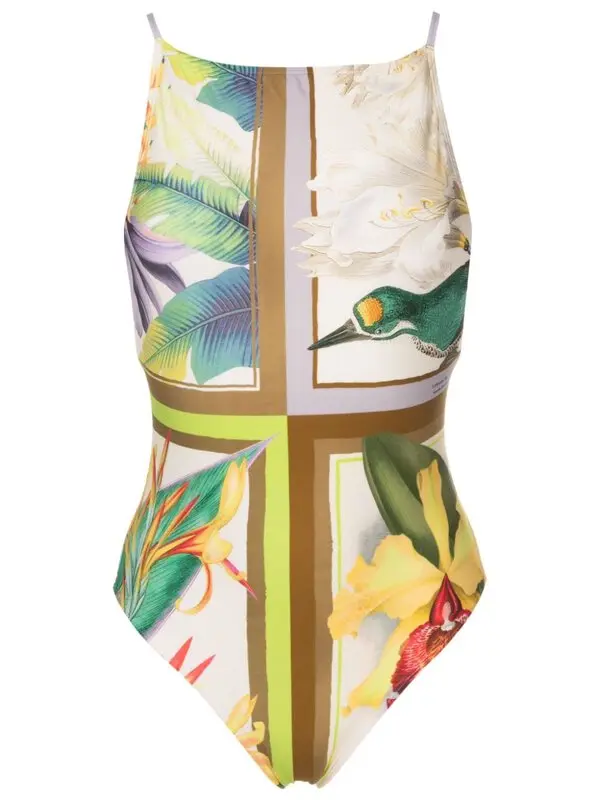 LENNY NIEMEYER Carrés One-piece Swimsuit - Multicolour