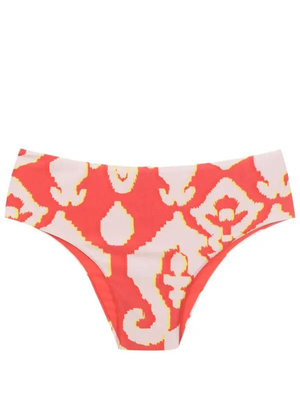 LENNY NIEMEYER Turquia High-waisted Bikini Bottom - Red