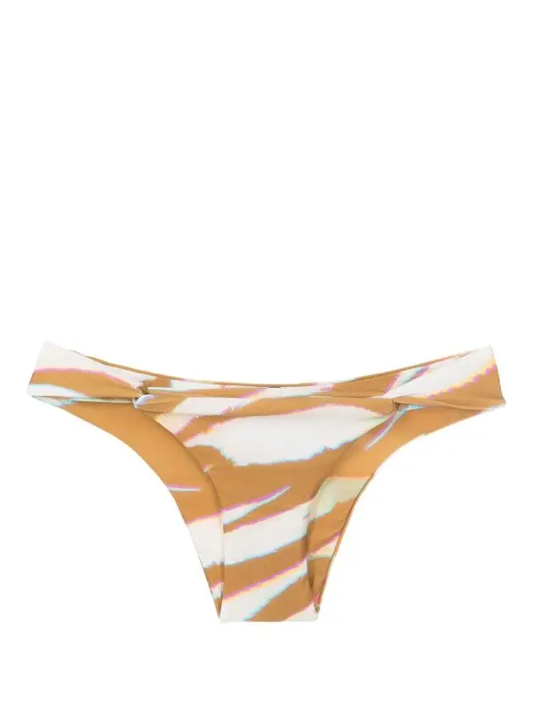 LENNY NIEMEYER Oryx Twist Bikini Bottom - Brown