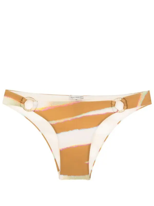 LENNY NIEMEYER Oryx Abstract-print Bikini Bottom - Neutrals