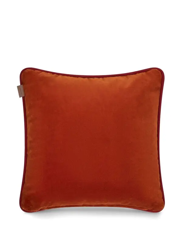 Etro Pegaso-motif Velvet Cushion