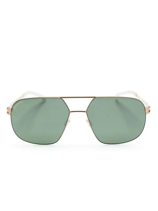 Mykita Angus Pilot-frame Sunglasses - Gold