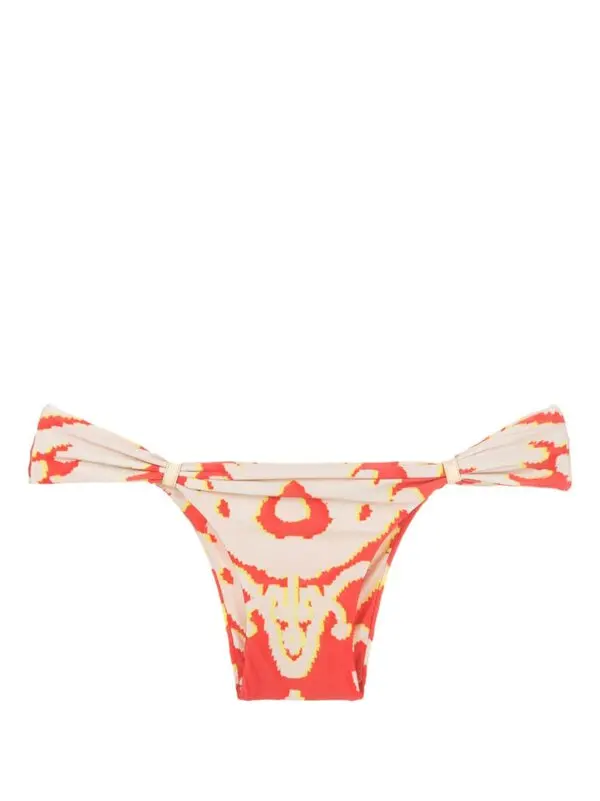 LENNY NIEMEYER Turquia Graphic-print Bikini Bottom - Red